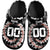 Black Tie-Dye Baseball Clogs 02 - Baller Crown™